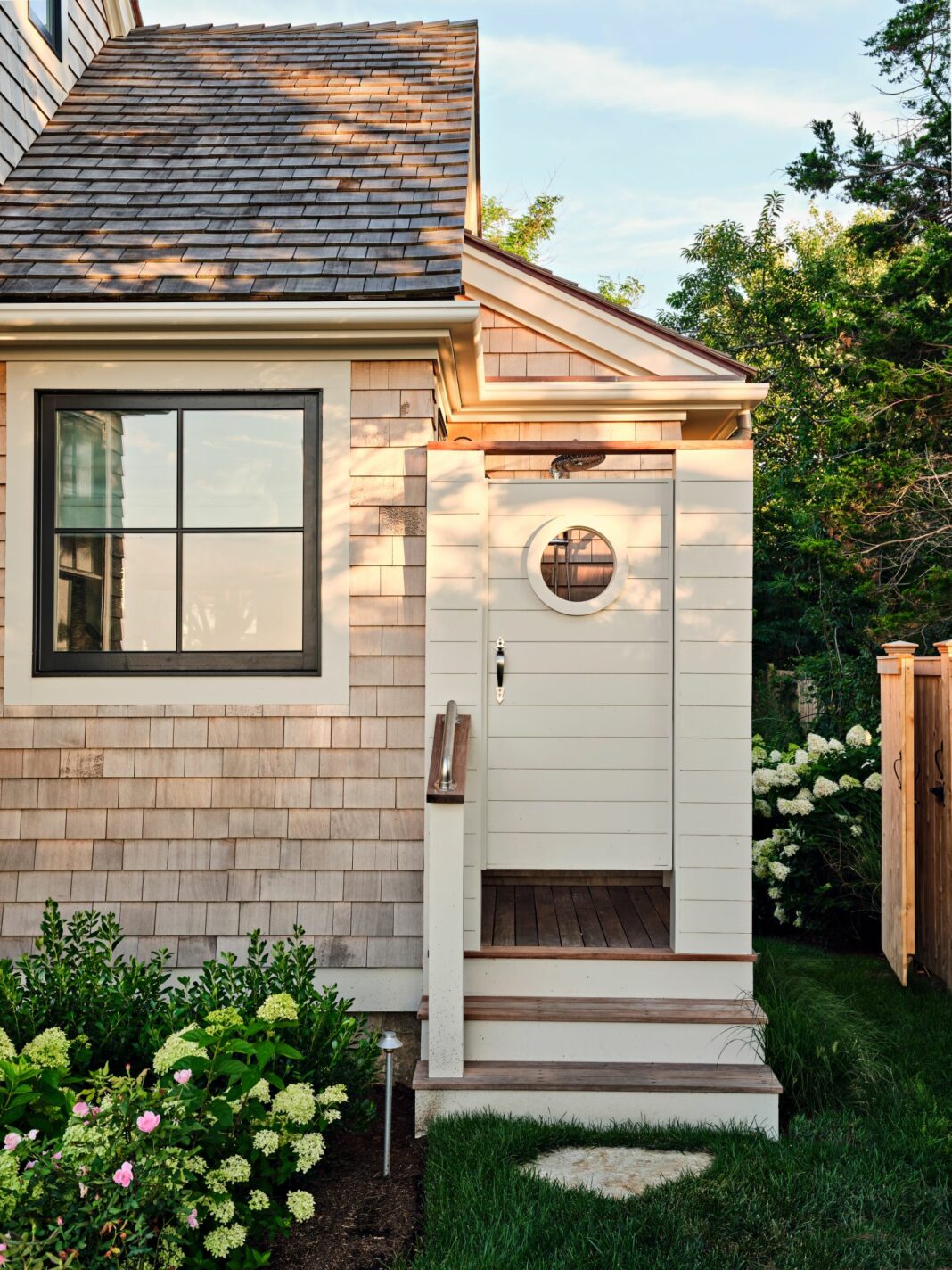 The Essential Cape Cod Outdoor Shower | McPhee Associates
